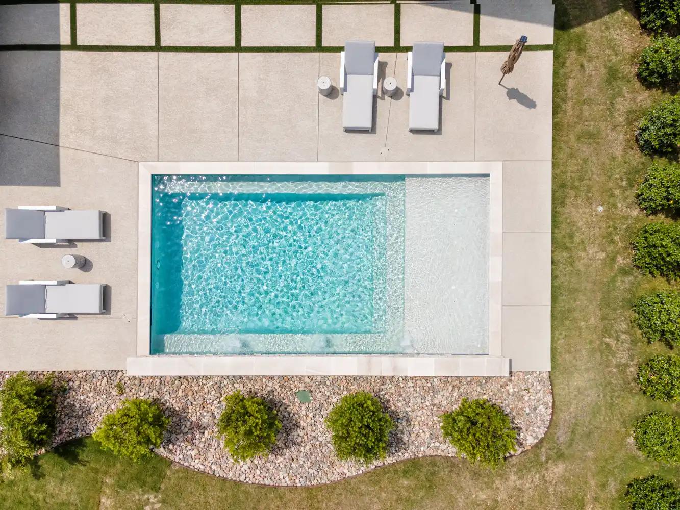 Project: Modern Straight line | Pulliam Pools